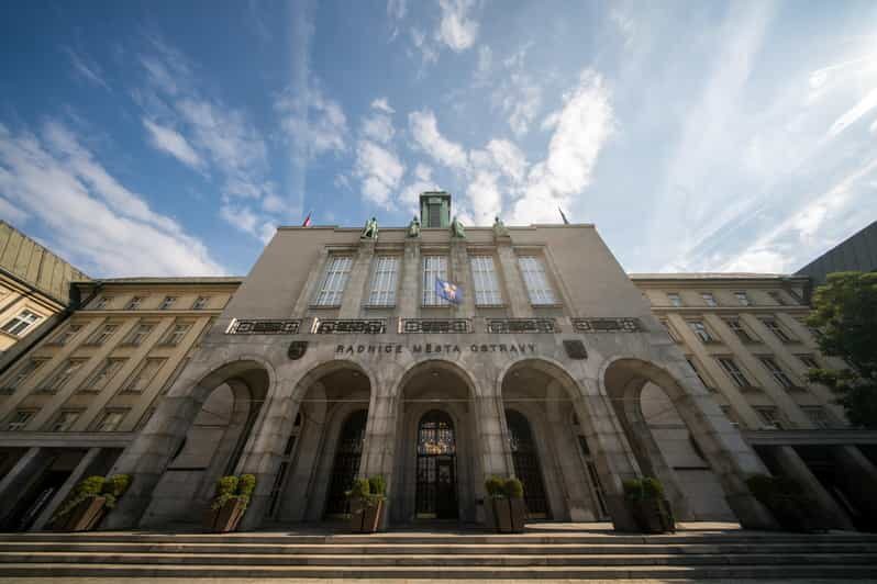 Ostrava: Entrance to the viewing tower of the new town hall - An Overview of the Experience