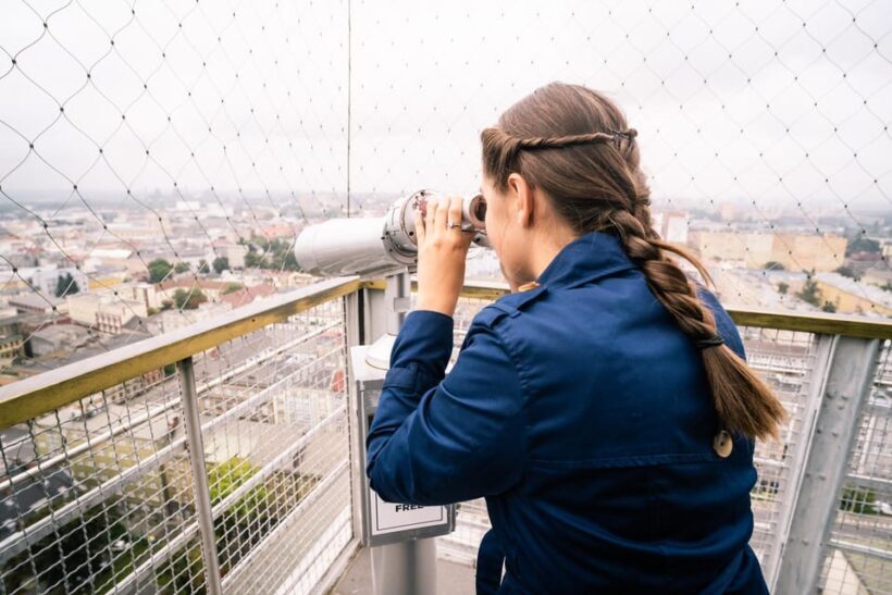 Ostrava: Entrance to the viewing tower of the new town hall - The Guided Tour: More Than Just a View