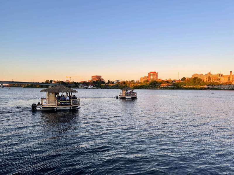 Ottawa: Floating Tiki Bar Cruise on the Ottawa River - An Overview of the Floating Tiki Bar Cruise Experience