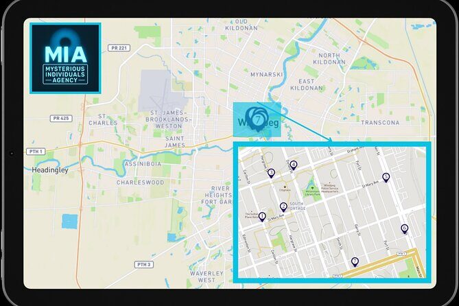 Outdoor Escape Game an Interactive Audio Quest in Winnipeg - The Starting and Ending Points