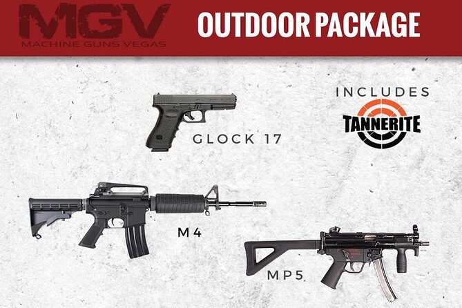 Outdoor Shooting Range Experience in Las Vegas - The Packages and What You’ll Shoot