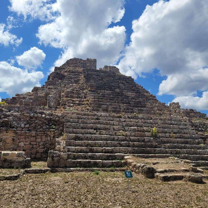 Oxkintok ancient Puuc + Becal Jipi Japa artisan + Cenote - Key Points