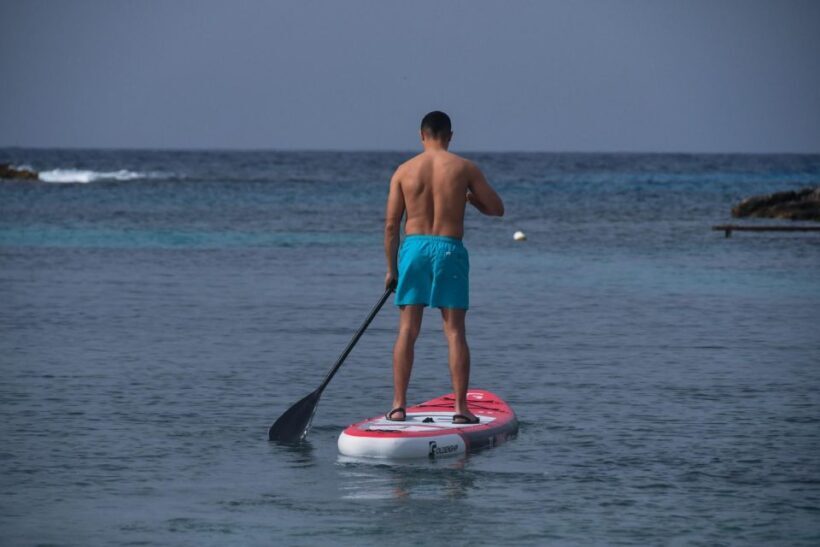 paddle surf sunset with LED light show - A Paddle Surf Sunset with LED Light Show in Menorca: An Honest Review