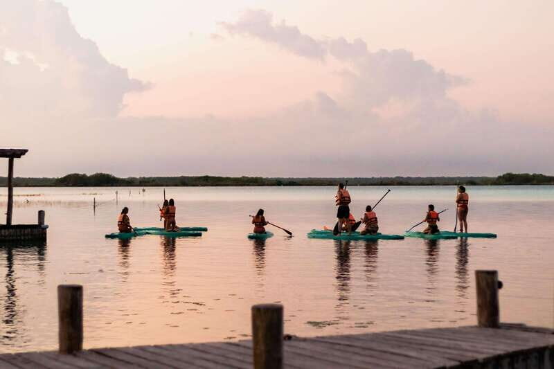 Paddleboard or kayak sunrise tour in Bacalar lagoon - What the reviews tell us