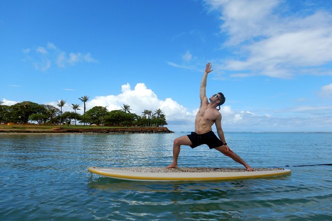 Paddleboard Yoga Class in Honolulu - Yoga Poses on the Paddleboard