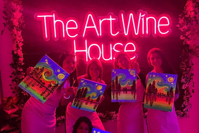 Paint a Neon Fluorescent Picture While Drinking Unlimited Wine - Meeting and Pickup Details