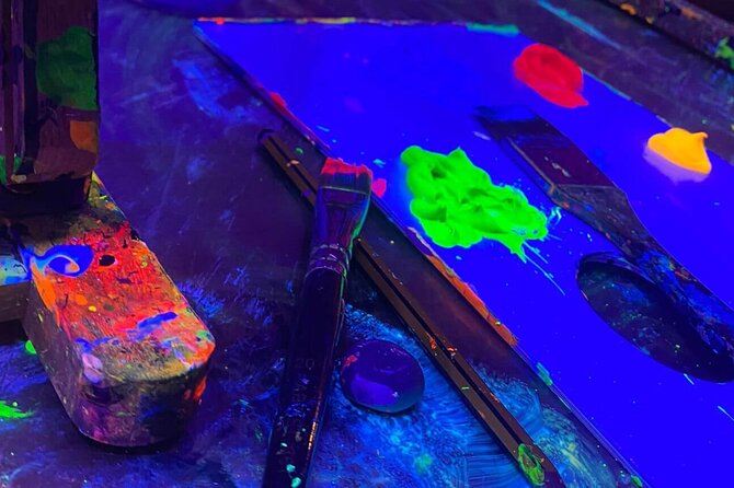 Paint a Neon Fluorescent Picture While Drinking Unlimited Wine - Booking Information