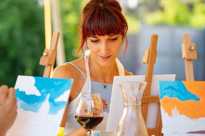 Paint And Drink Florentine Hills Art at La Birr'aia in Marignolle - Key Points