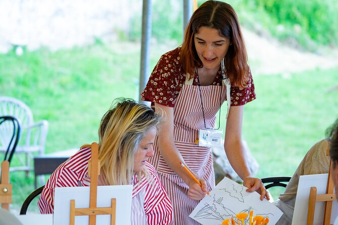 Paint And Drink Florentine Hills Art at La Birraia in Marignolle - Bruschetta Tasting Menu