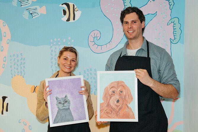 Paint and Sip in Torquay VIC - BYO food and drinks - The Artistic Experience and Group Dynamics
