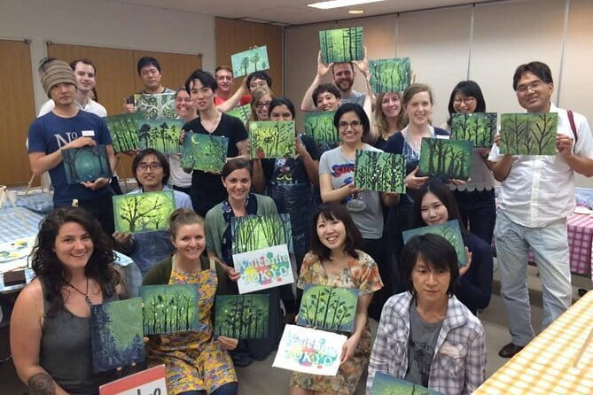 Paint and wine experience: Shibuya enjoying seasonal Japanese culture - The Itinerary: What the 3 Hours Look Like