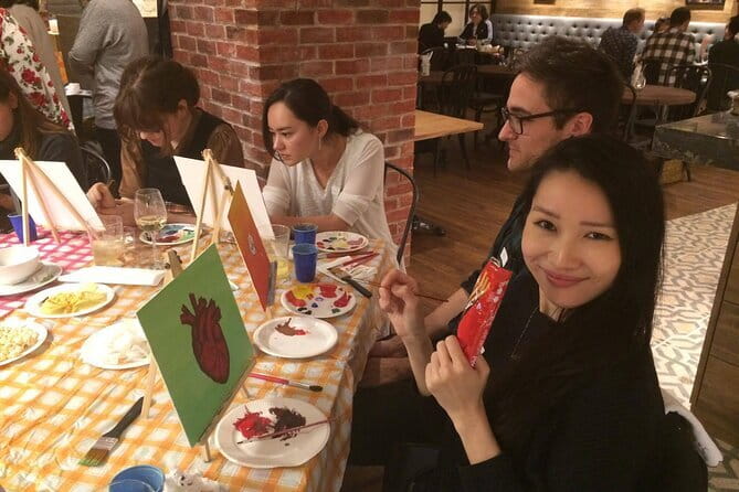 Paint and wine experience: Shibuya enjoying seasonal Japanese culture - Authentic Feedback from Travelers