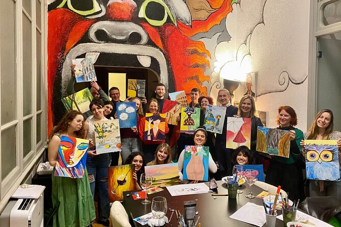 Paint & Wine Experience in Piazza Navona - The Artistic Process