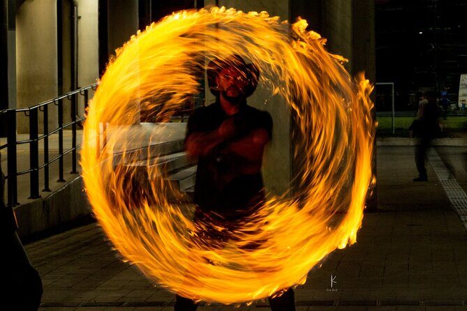 Paint your Waterfront Picture with fire show Playa del Carmen - An In-Depth Look at the Experience