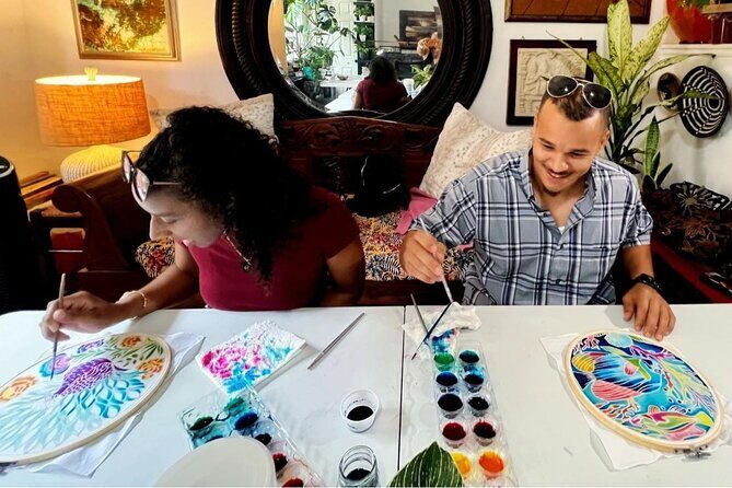 Painting Activity and Create Batik Art with a Malaysian Artist - Key Points: