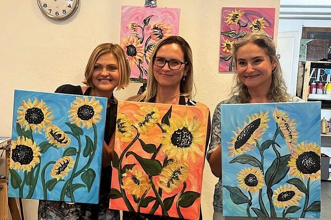 Painting and Wine Class in Our Hip and Casual Barcelona Studio - Booking Your Class