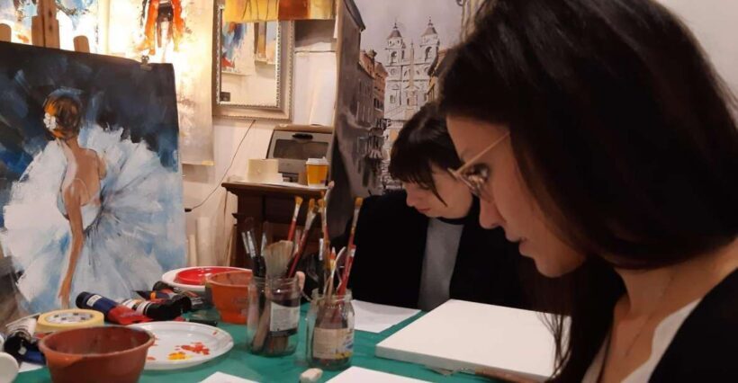 Painting class in Rome near Piazza Navona - Who Would Love This Tour
