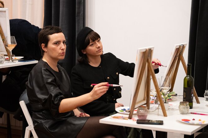 Painting Party at Art Bottega - Paint & Wine Studio in Split - What to Expect During the Session