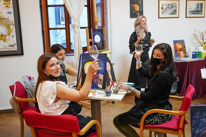 Painting Party at Art Bottega - Paint & Wine Studio in Zadar - Positive Traveler Reviews and Ratings