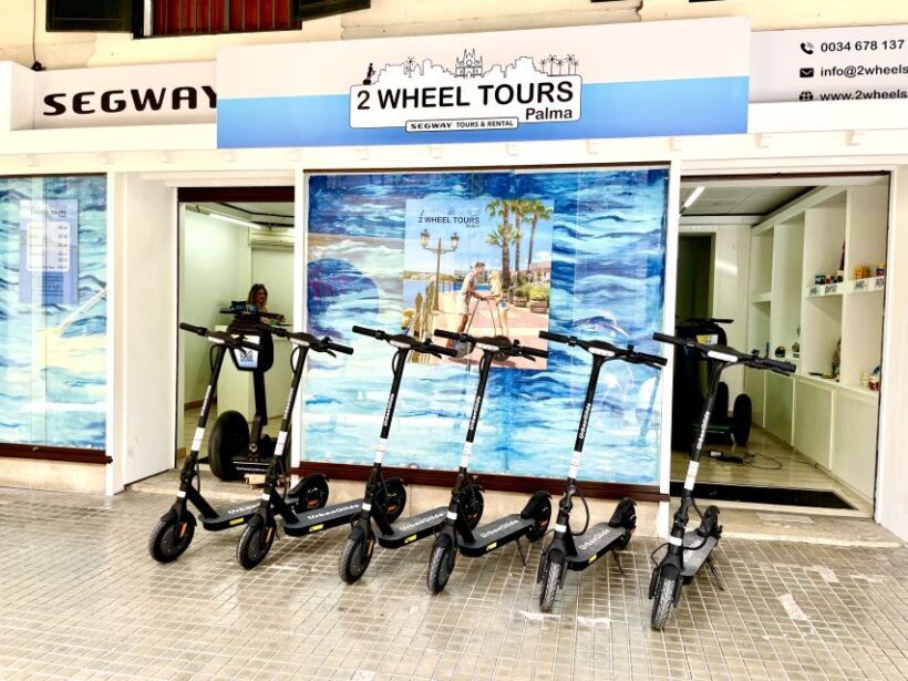 Palma: Guided 1.5 H city tour on Electric scooter - FAQ