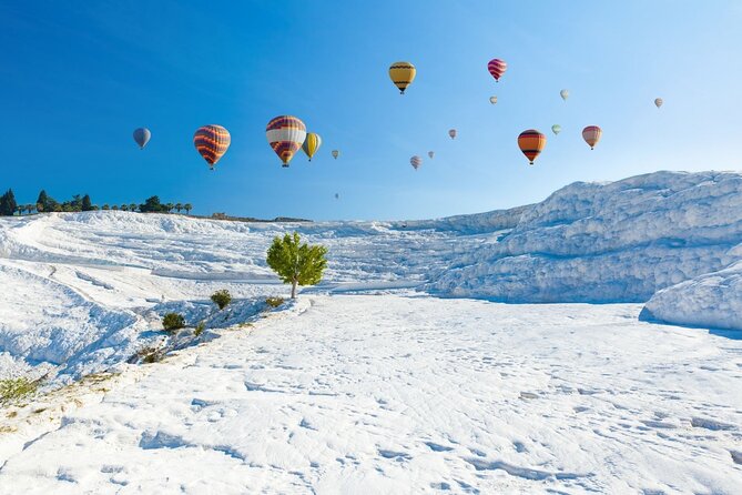 Pamukkale Hot Air Balloon Sunrise Flight, Certificate, Champagne - Highlights of the 1-Hour Balloon Flight