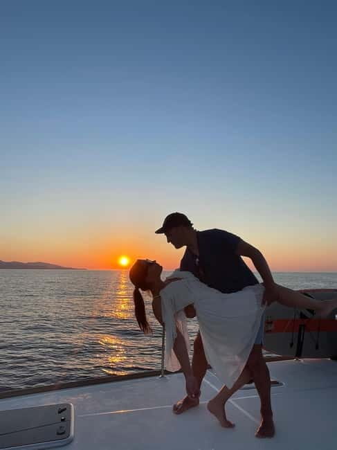 Panormo: Sunset All-Inclusive Catamaran Cruise with Snacks - Key Points
