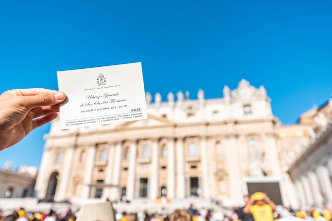 Papal Audience Tickets and Presentation With an Expert Guide - Key Points