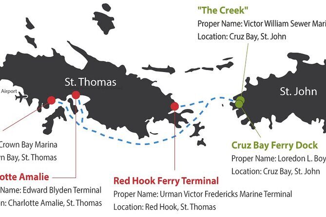 Paradise Taxi & Tours USVI- St. Thomas - Airport Transfer to Red Hook Ferry - The Value of the Price