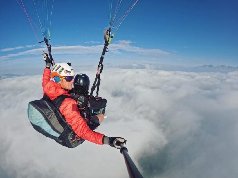 Paragliding Tandem Flight Kronplatz Dolomites Alps - The Value of the Experience