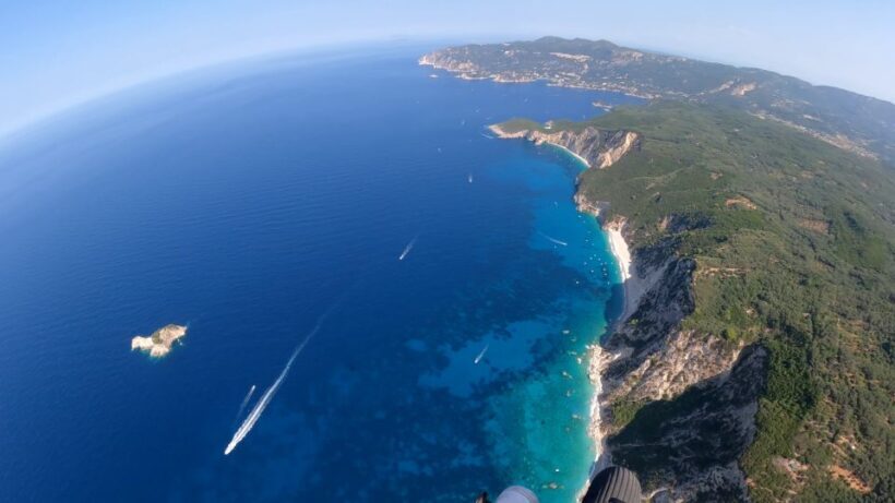 Paramotor Flight over Corfu's West Coast - An In-Depth Look at the Experience