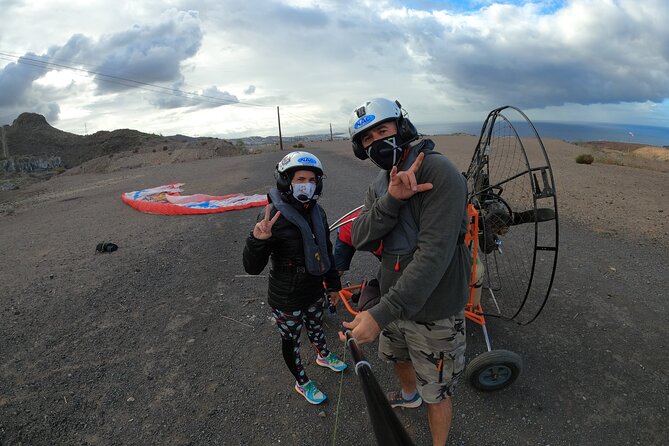 Paratrike Flight in Costa De Adeje With the World Champion - Capturing the Breathtaking Views