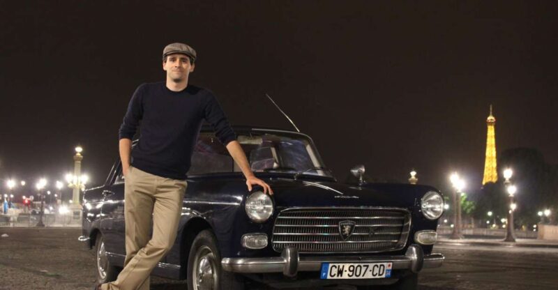 Paris: 1.5-Hour Vintage Car Night Tour - Key Points