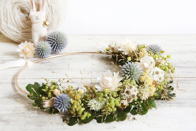 Paris 1e: Preserved Flower Wreath Workshop - Key Points