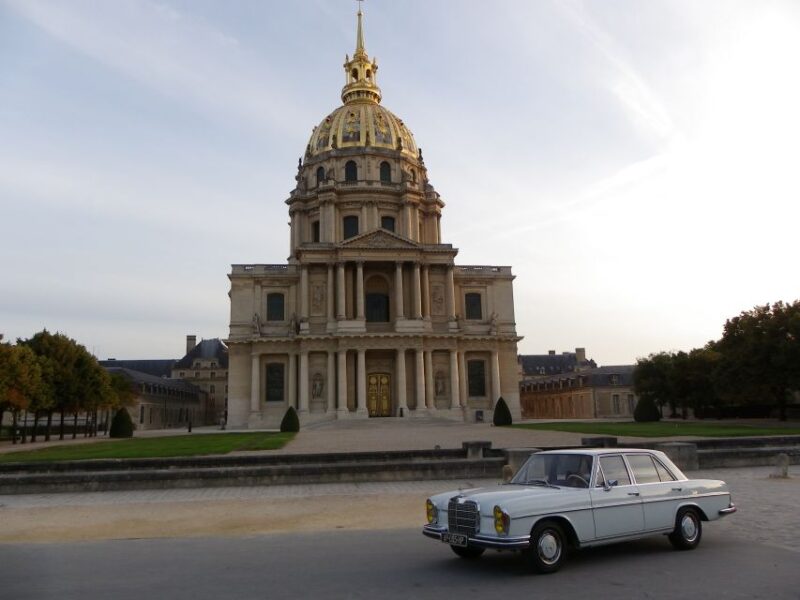Paris: 2.5-Hour Guided Vintage Car Tour and Wine Tasting - Frequently Asked Questions