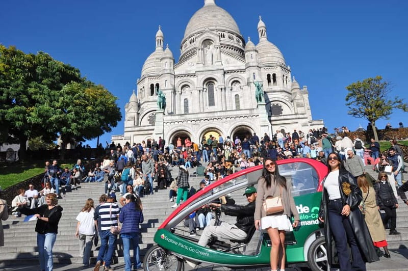 Paris: 2 hours Emily Tour in a Private Rickshaw bike - The value and price