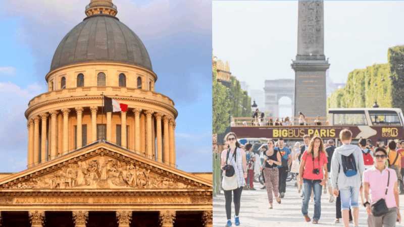Paris: Big Bus Hop-on Hop-off Tour and Pantheon entrance - Key Points