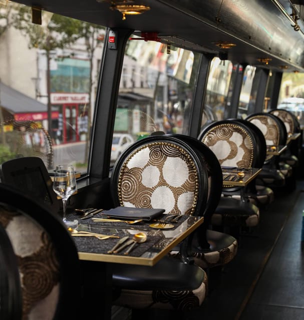 Paris Bus Toqué St Germain 5-Course Dinner/Champagne - FAQ