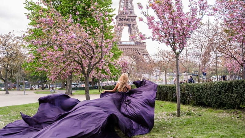 Paris: Eiffel Tower Flying-Dress Photoshoot - Authentic Insights from Reviewers