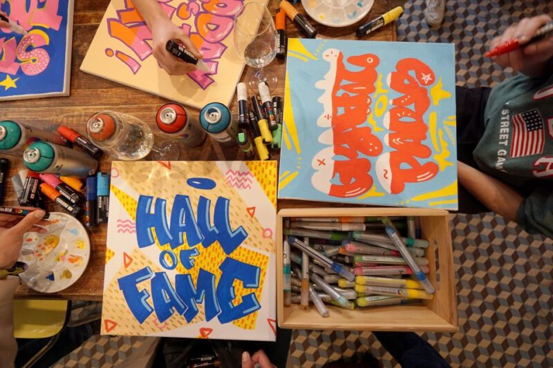 Paris: Graffiti on Canvas Workshop at an Art Studio - Who Will Enjoy This?