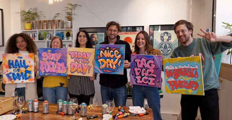 Paris: Graffiti on Canvas Workshop at an Art Studio - FAQ