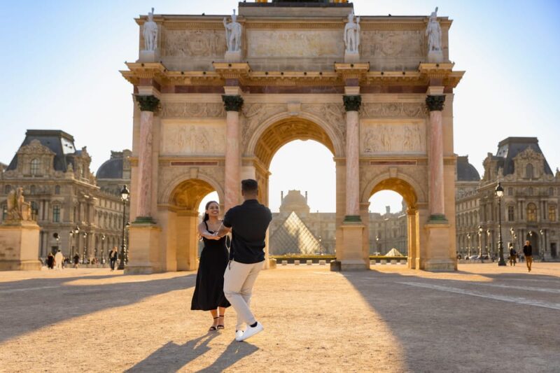 Paris: Louvre photoshoot or Seine bridges Eiffel Tower walk - Key Points