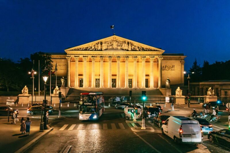 Paris: Night Bus Tour with Audioguide - The Detailed Itinerary