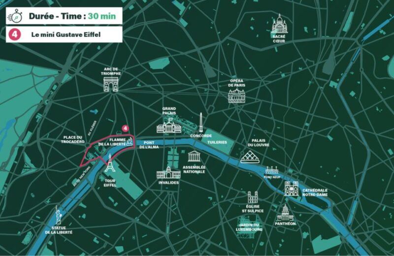 Paris: Private guided tour in Rickshaw bike - Gustave Eiffel - Key Points