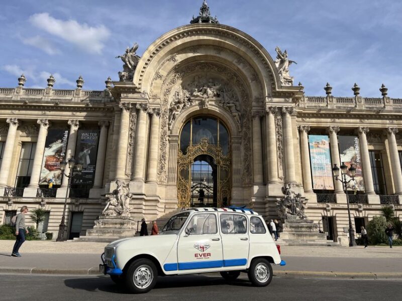 Paris: Private Sightseeing tour in Renault 4L electric 2h - Discover Paris in a Vintage Electric Renault 4L: A Unique Sightseeing Experience