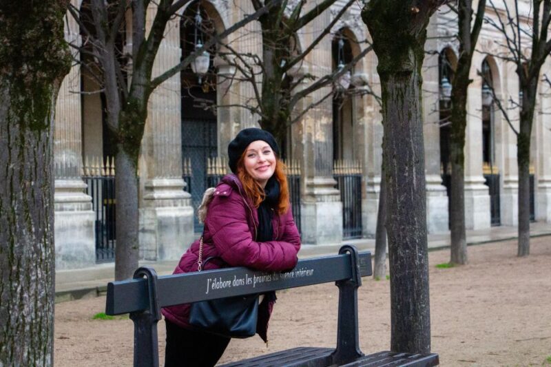Paris pro photoshoot: Buren Columns & Royal Palace Gardens - The Value of a Professional Photoshoot in Paris