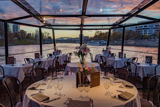 Paris Seine Gourmet Dinner Cruise & Champagne - Dining Options and Menu