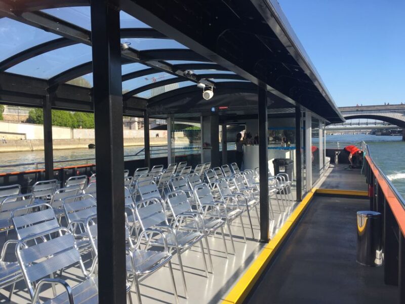 Paris: Seine River Panoramic Cruise - Boat Capacity and Seating