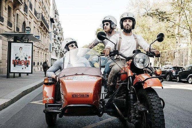 Paris Vintage Half Day Tour on a Sidecar Motorcycle - What to Expect During the Tour