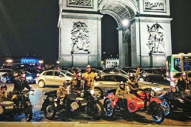 Paris Vintage Tour by Night on a Sidecar With Champagne - Champagne and Photo Opportunities