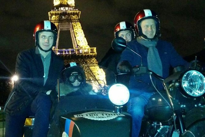 Paris Vintage Tour by Night on a Sidecar With Champagne - Professional Guides and Local Expertise